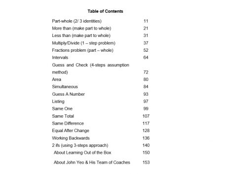 P3. Problem Sums Guide for Parents (Volume 1) - Learning Out Of The Box